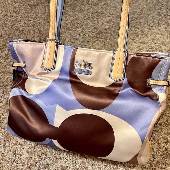 Coach | Bags | Coach Satin Tote Fun Bag | Poshmark